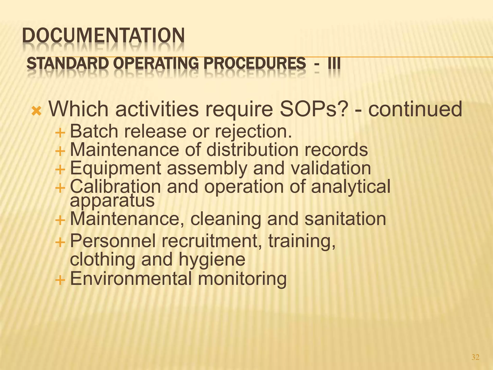 Documentation control - principles of GMP | PPTX