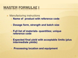 Documentation control - principles of GMP | PPT