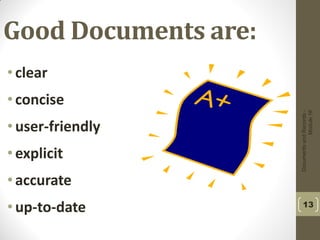 Documentation course | PPT | Free Download
