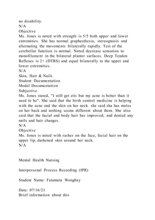 Documentation Electronic Health Record· DocumentationVitals | DOCX ...