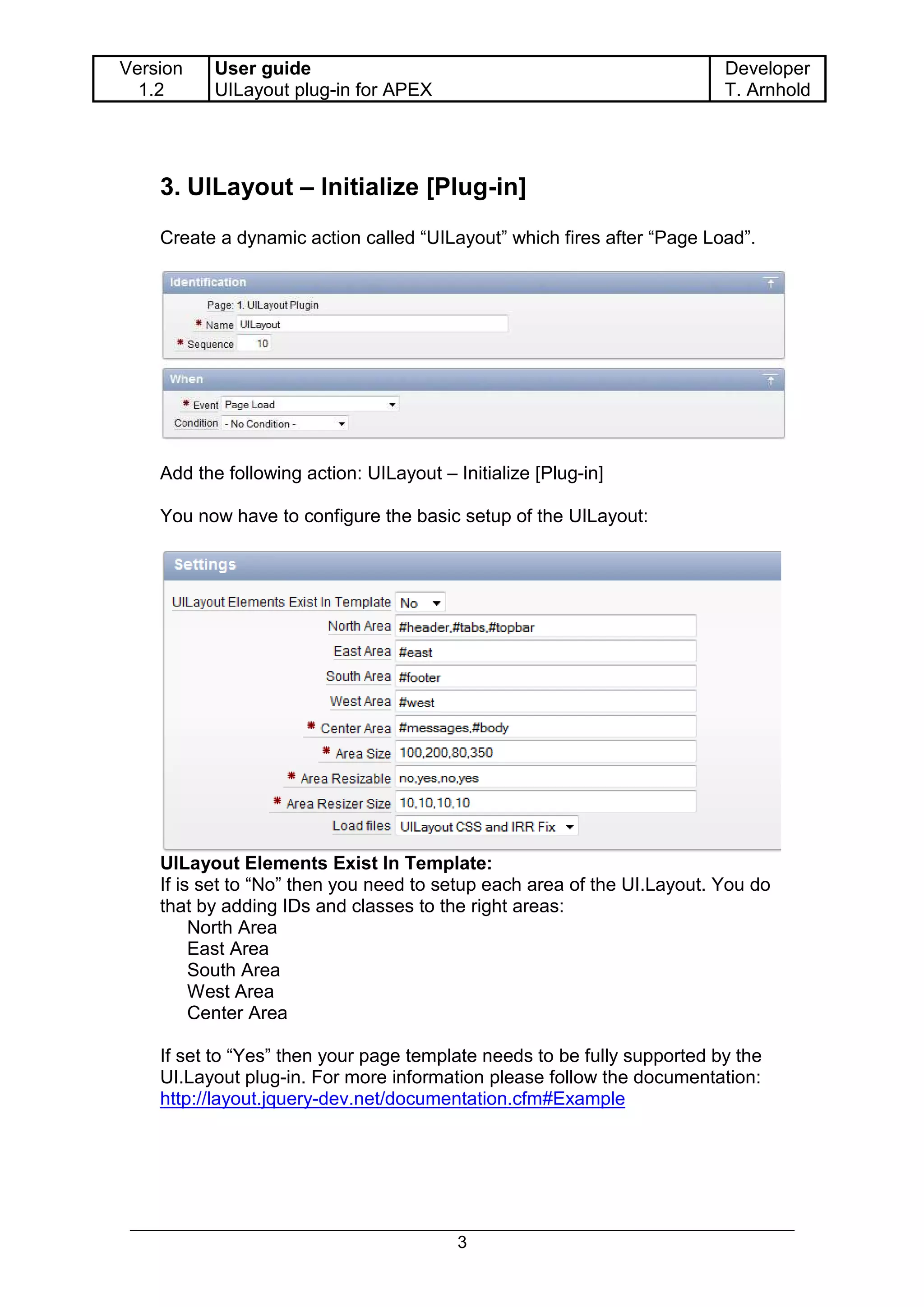 UILayout plug-in for APEX | PDF UILayout plug-in for APEX | PDF