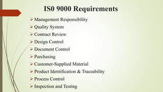 Documentation for iso 9000 and 9001 | PPT