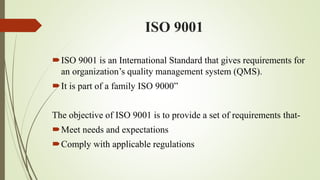 Documentation for iso 9000 and 9001 | PPT
