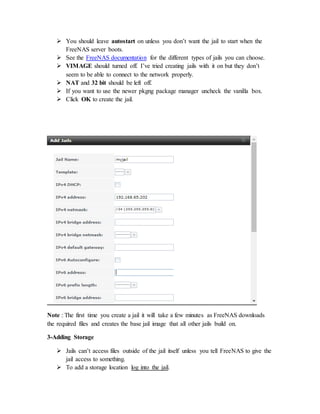 Documentation freenas | PDF