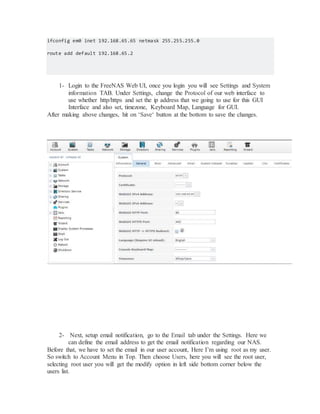 Documentation freenas | PDF