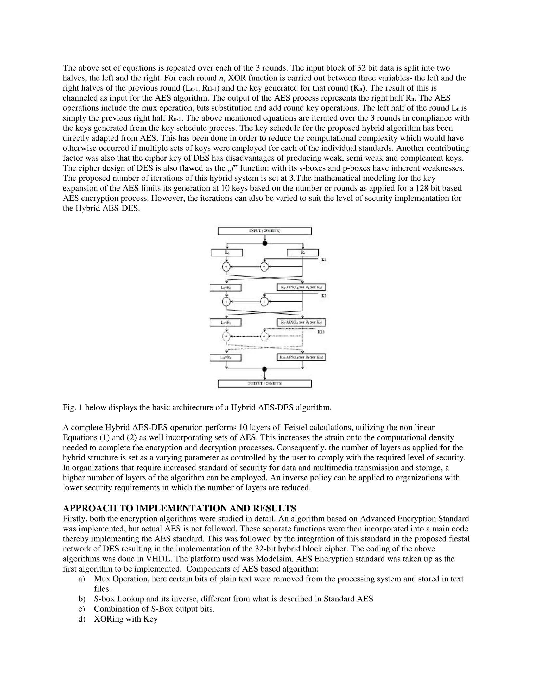 Hybrid AES DES | PDF | Information and Network Security | Computing