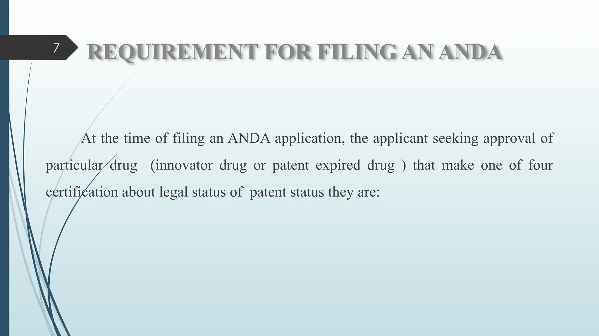 DOCUMENTATION IN ANDA & NDA REGULATORY APPROVAL PROCESS.pptx
