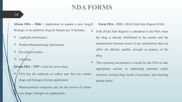 DOCUMENTATION IN ANDA & NDA REGULATORY APPROVAL PROCESS.pptx ...
