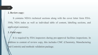 DOCUMENTATION IN ANDA & NDA REGULATORY APPROVAL PROCESS.pptx