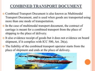 Documentation in international trade | PPTX