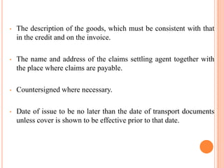 Documentation in international trade | PPTX