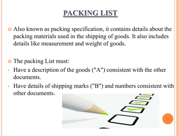 Documentation in international trade | PPTX | Business | Business and ...