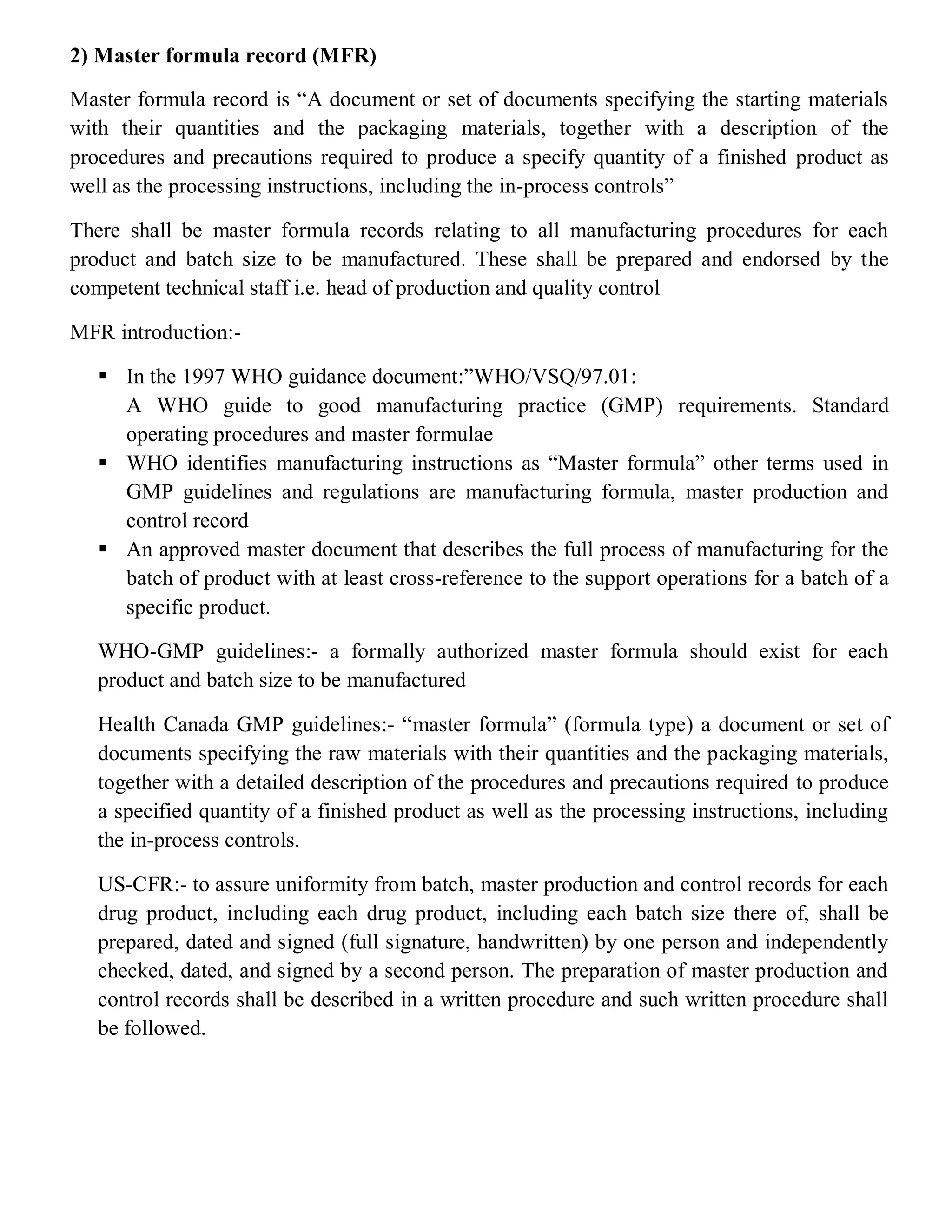 Documentation in pharaceutical industry | PDF