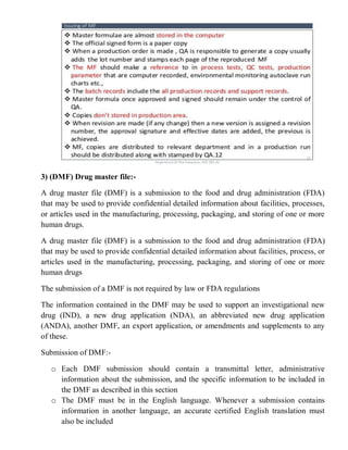 Documentation in pharaceutical industry | PDF