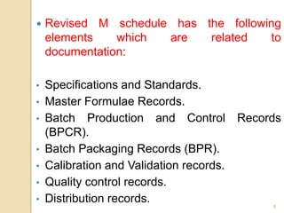Documentation in pharmaceutical industry | PPTX