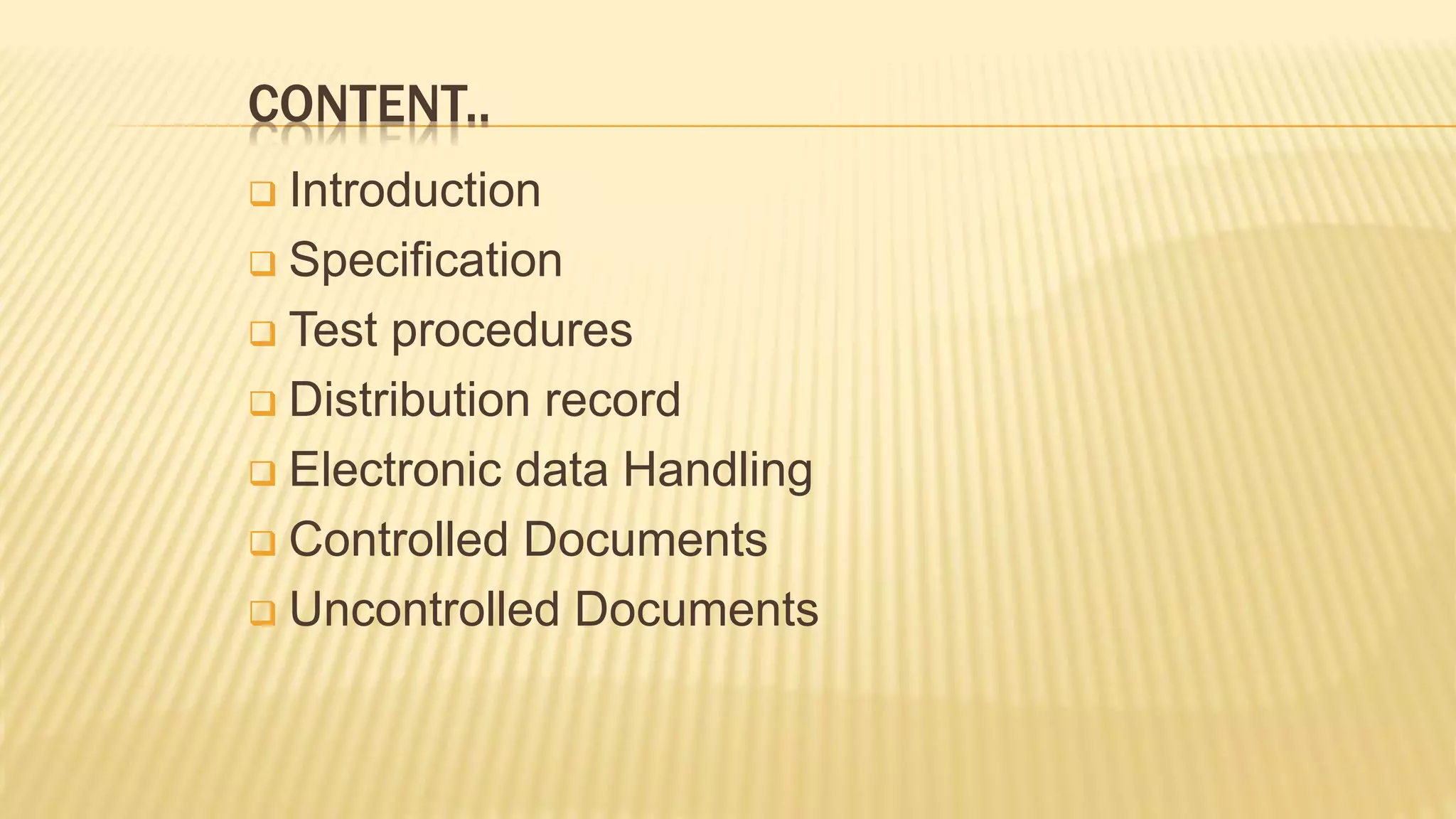 Documentation in pharmaceutical industry | PPTX