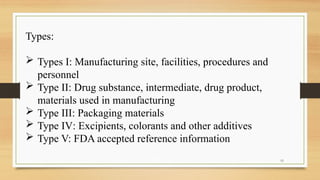 Drug Master File and Master Formula Record.pptx