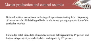 Documentation in pharmaceutical industry, by dr. umesh kumar sharma and ...