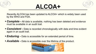 Documentation in Pharmaceutical Industry Part I | PPTX
