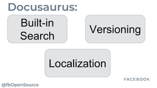 Documentation Made Easy with Docusaurus | PPTX