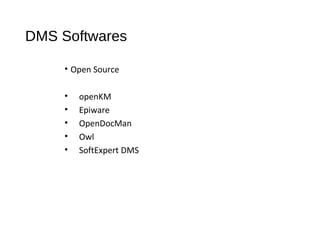 Documentation management system & information databases | PPT