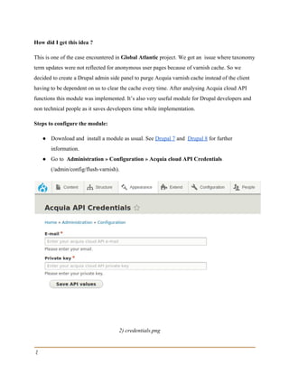 Acquia flush varnish | PDF