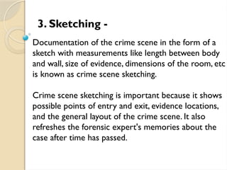 Documentation of crime scene. Forensic science1.pptx
