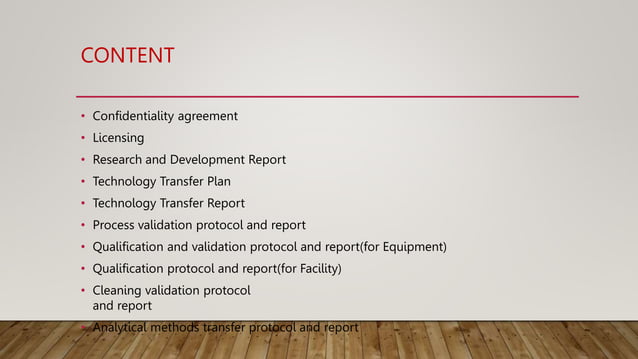 Documentation of technology Transfer .pptx