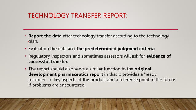 Documentation of technology Transfer .pptx