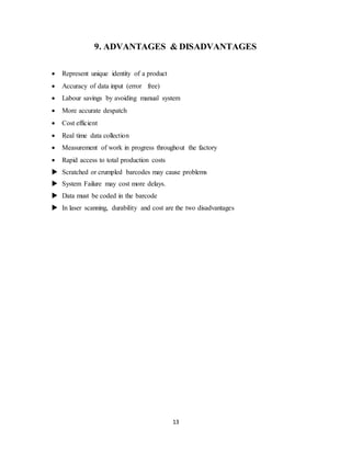 Documentation on barcode technology | DOCX