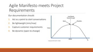 Documentation in the Agile Space | PPT