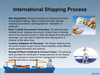 Documentation process in international Trade & Transportation | PPTX