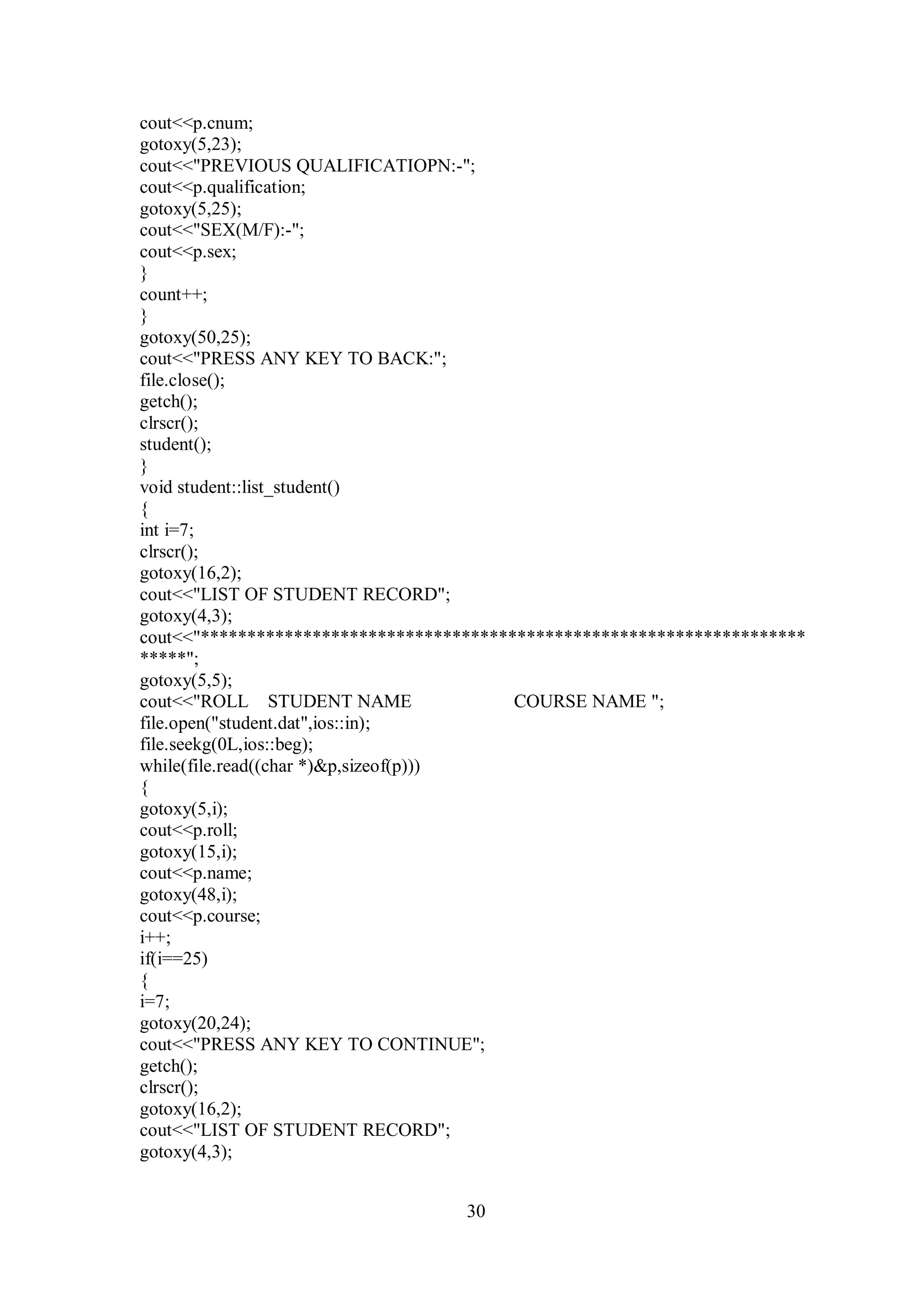 Documentation project of college management [1] | PDF | College ...