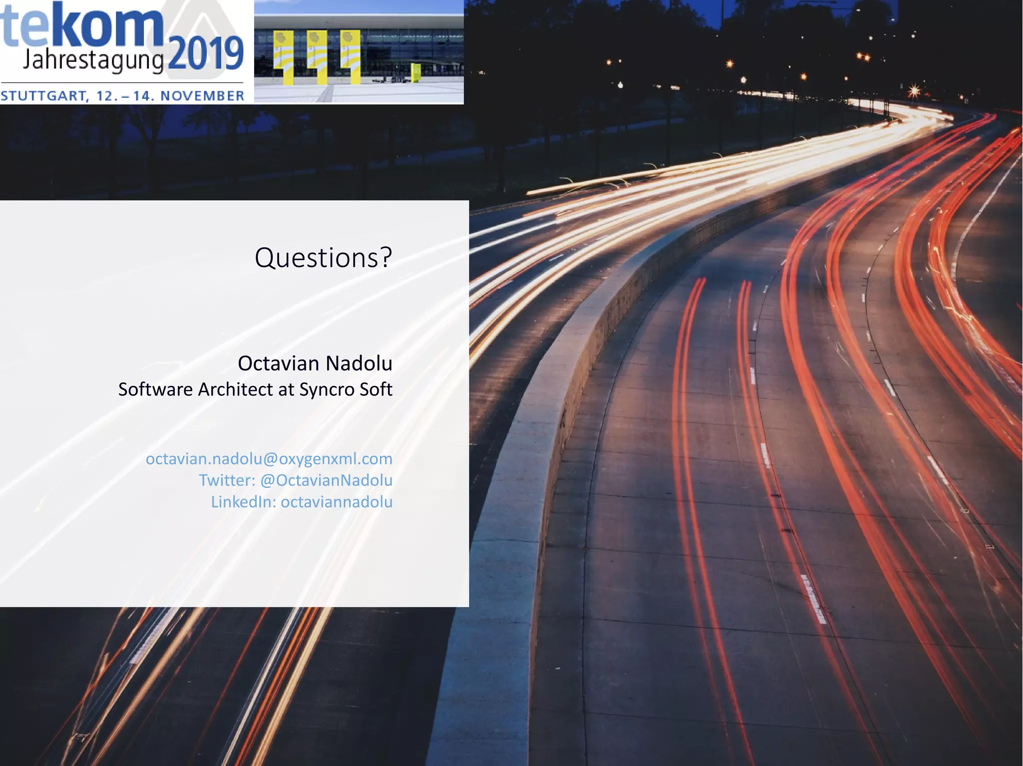 Documentation Quality Assurance with ISO Schematron | PPT