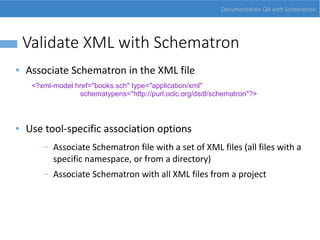Documentation Quality Assurance with ISO Schematron | PPT