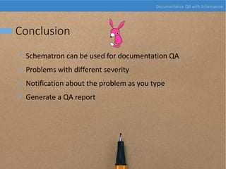 Documentation Quality Assurance with ISO Schematron | PPT