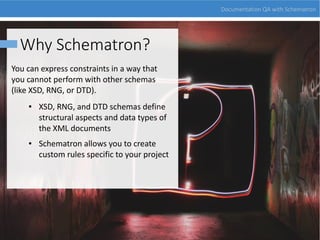 Documentation Quality Assurance with ISO Schematron | PPT