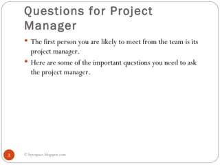 Documentation Questionnaire | PPS