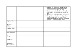 Documentation table | PPT