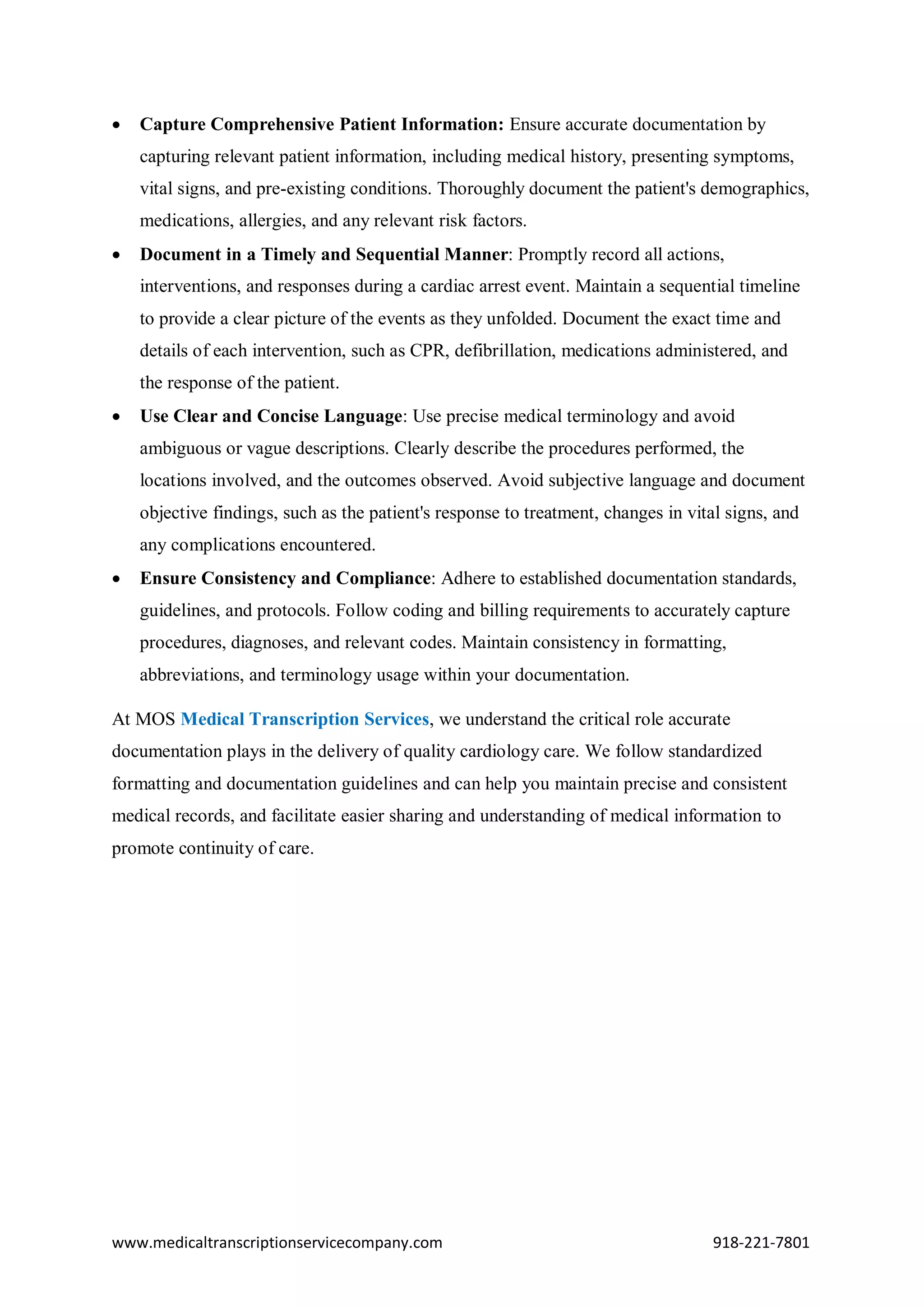 Documentation Tips for Cardiology Practices | PDF