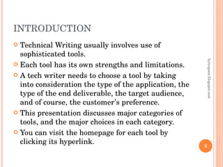 Documentation Tools | PPS