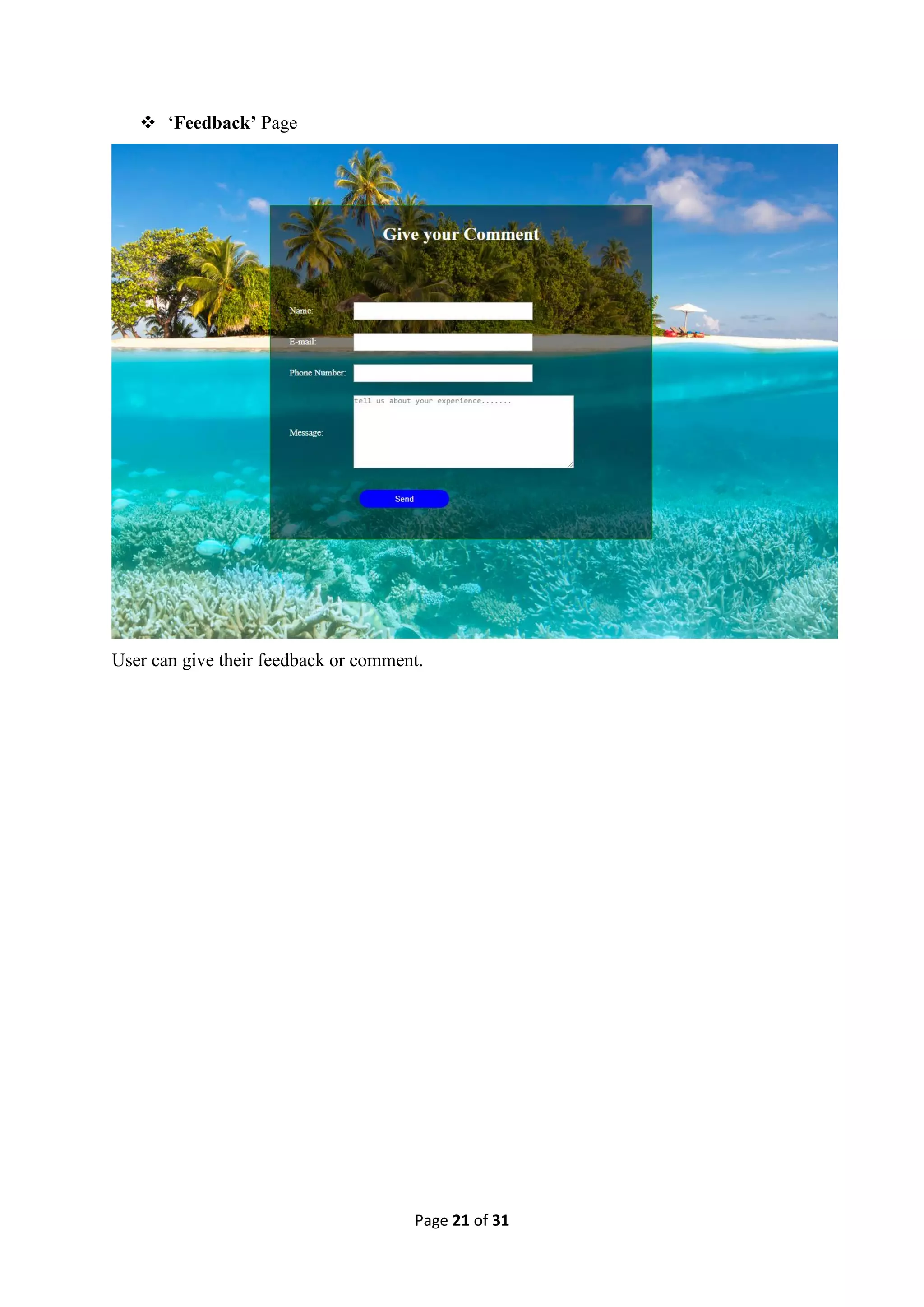 tour management system | PDF