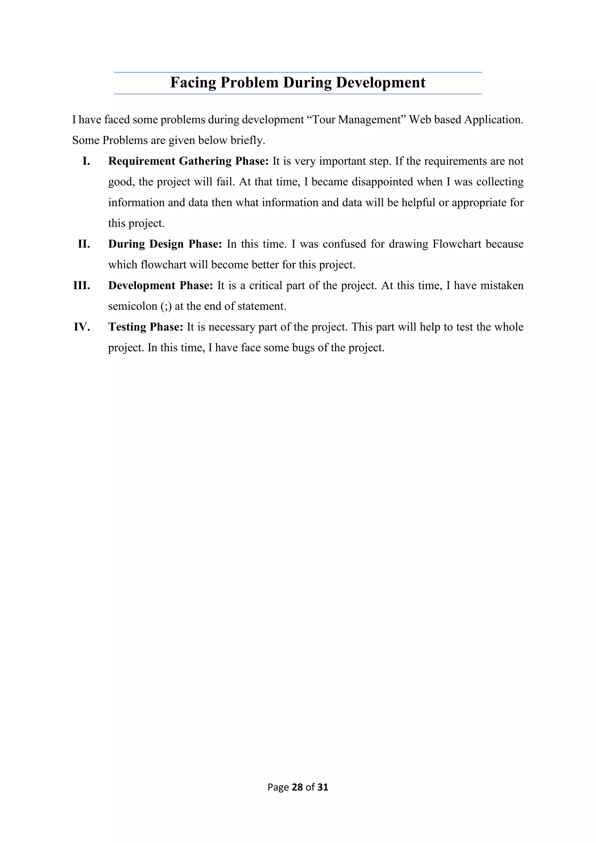 tour management system | PDF