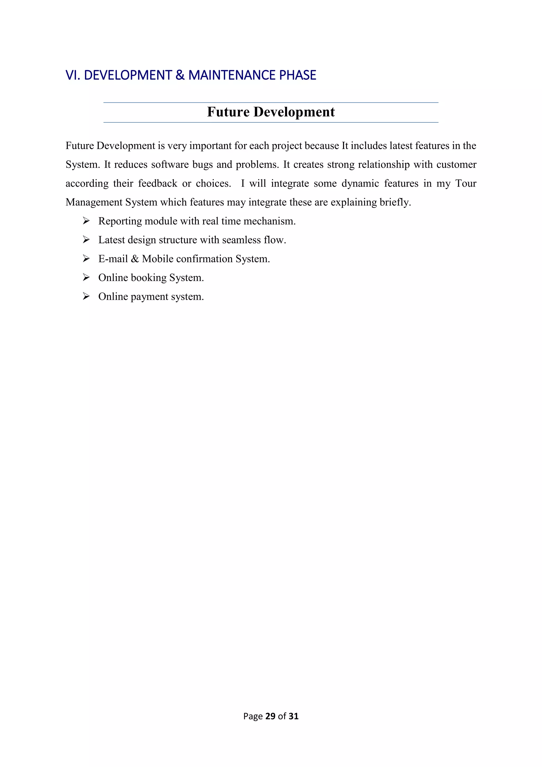 tour management system | PDF