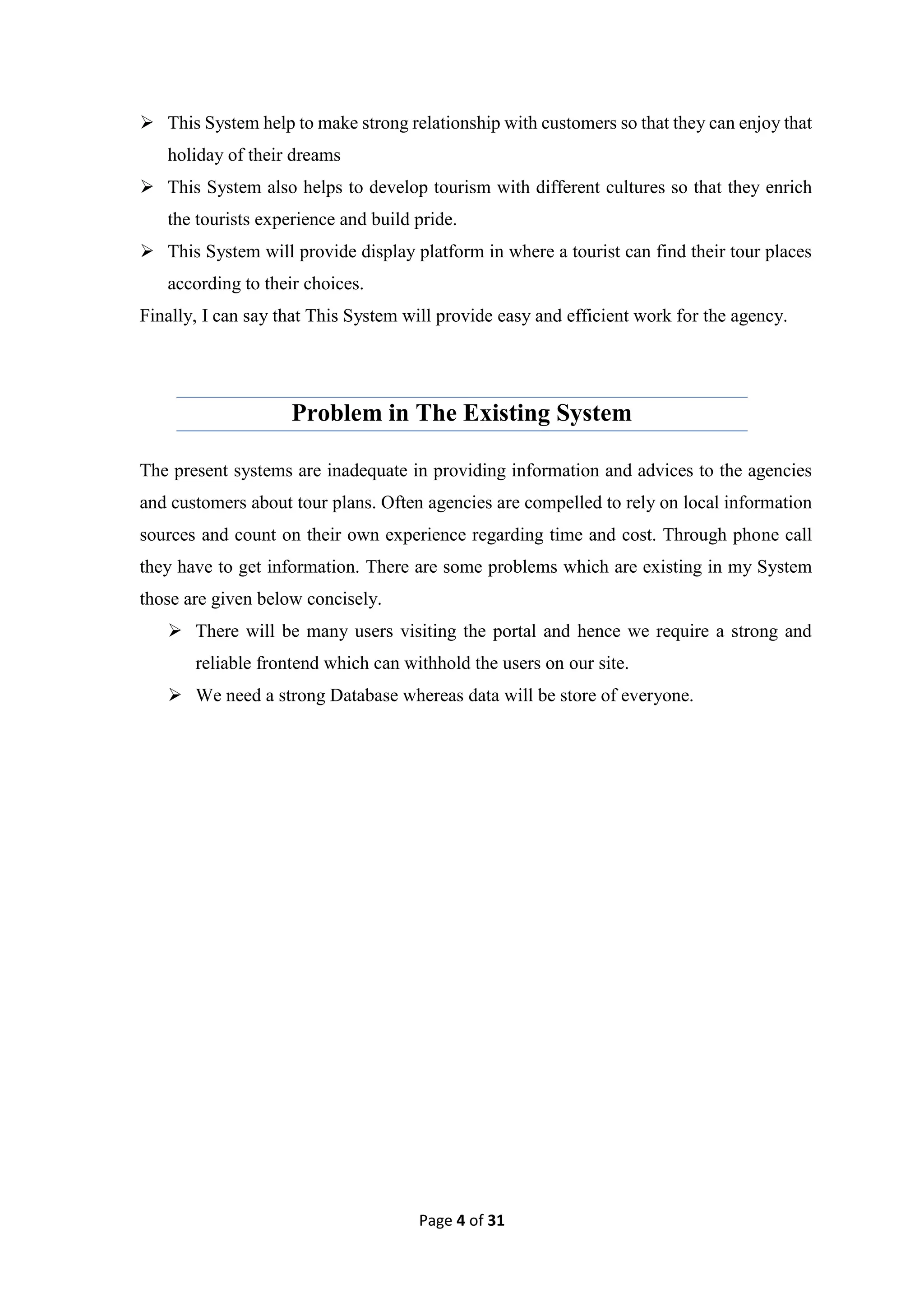 tour management system | PDF