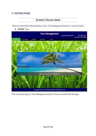 tour management system | PDF