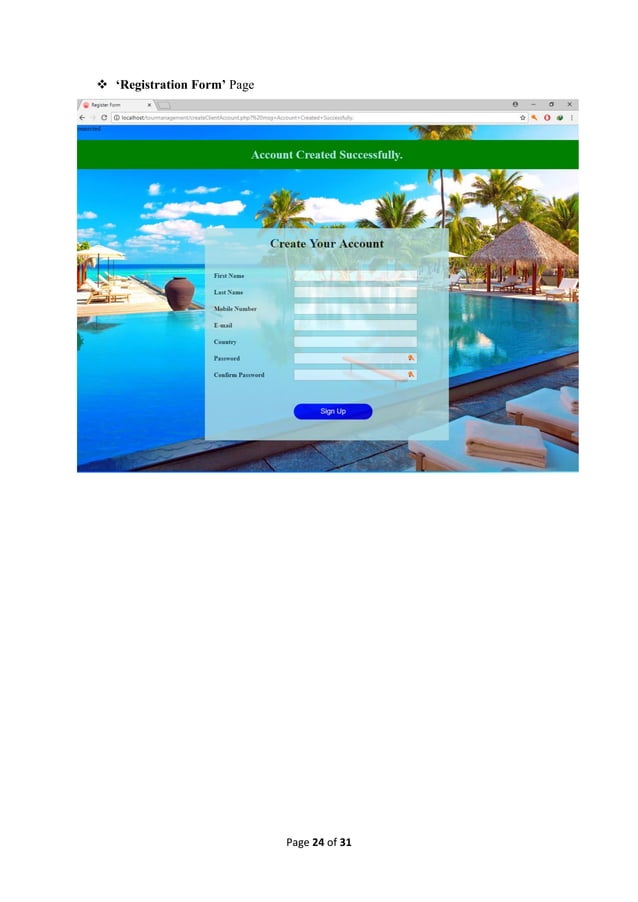 tour management system | PDF