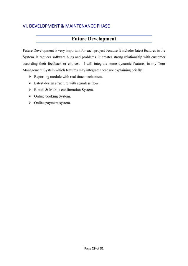 tour management system | PDF