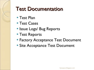 Documentation Types | PPS
