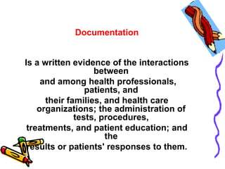 documentation required in medical records.ppt | Medical Tests | Medical ...